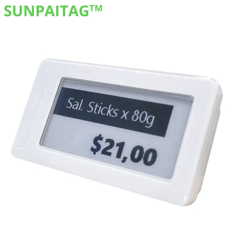 Sunpaitag 2.13'' Wireless Eink Display Screen Supermarket Electronic ...
