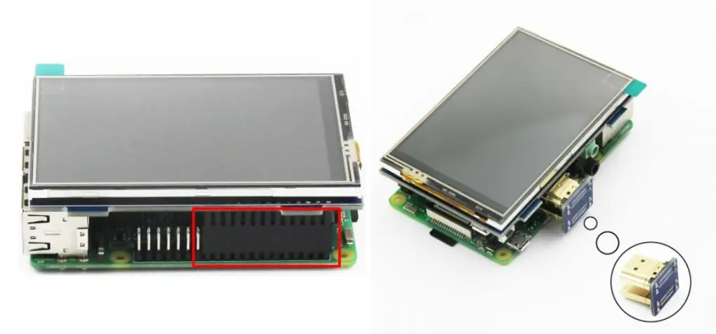 Taidacent Mpi3508 - 3.5" TFT LCD Monitor for Raspberry Pi 3 4