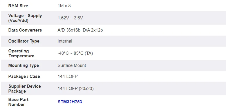 Original Electronic Components With Dp Stm32h7 Microcontroller Ic Flash Mcu Stm32 Series Arm Cor ...