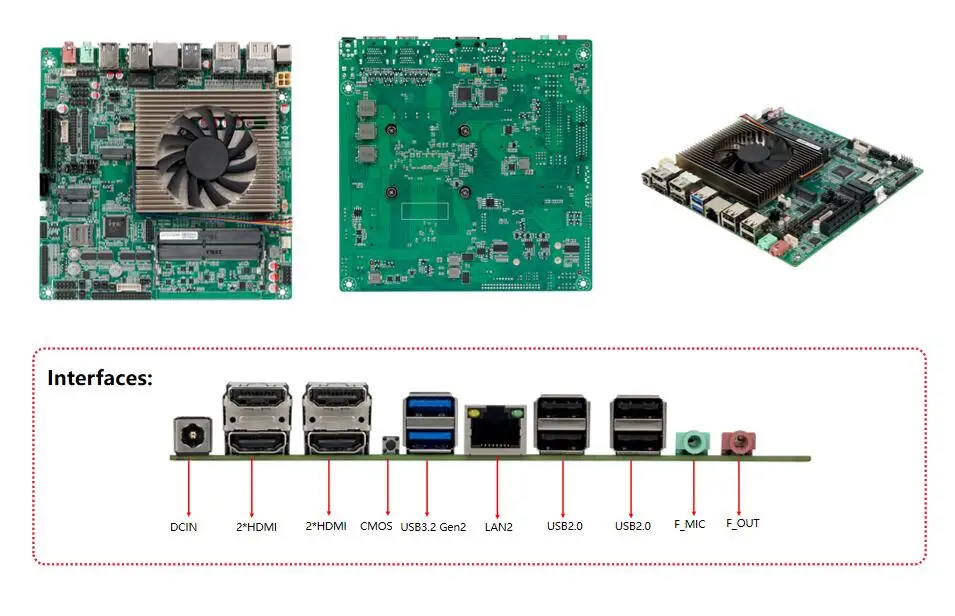 Zeroone In-tel 11th Generation Tiger Lake Up3/h35 Motherboard Mini Pc ...