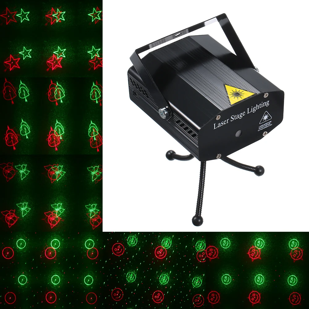 Best Price Red Green Laser Projector 20 Patterns Christmas Ktv Dj Laser ...