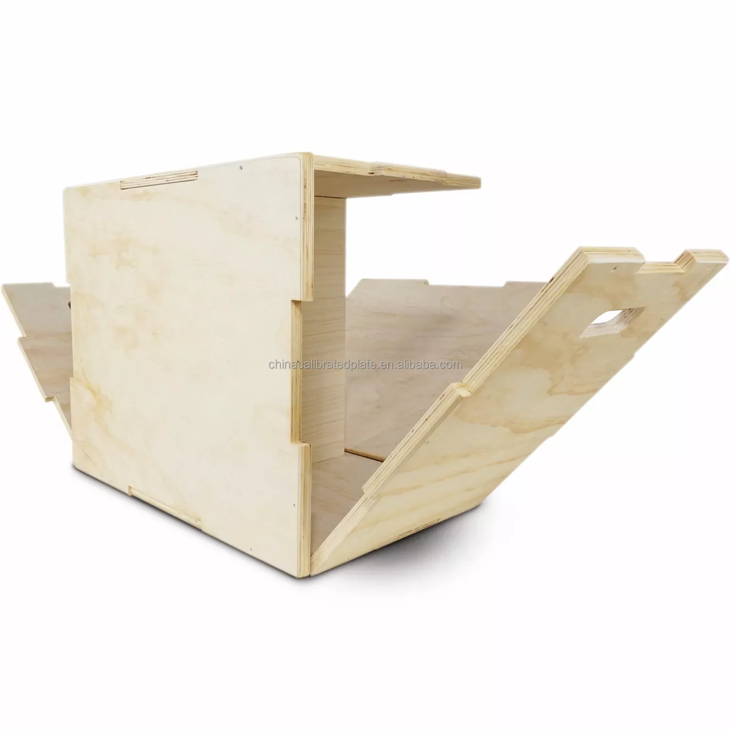 Hot Sale 3 In 1 Black Wooden Plyo Plyometric Box Exercise Workout Jump ...