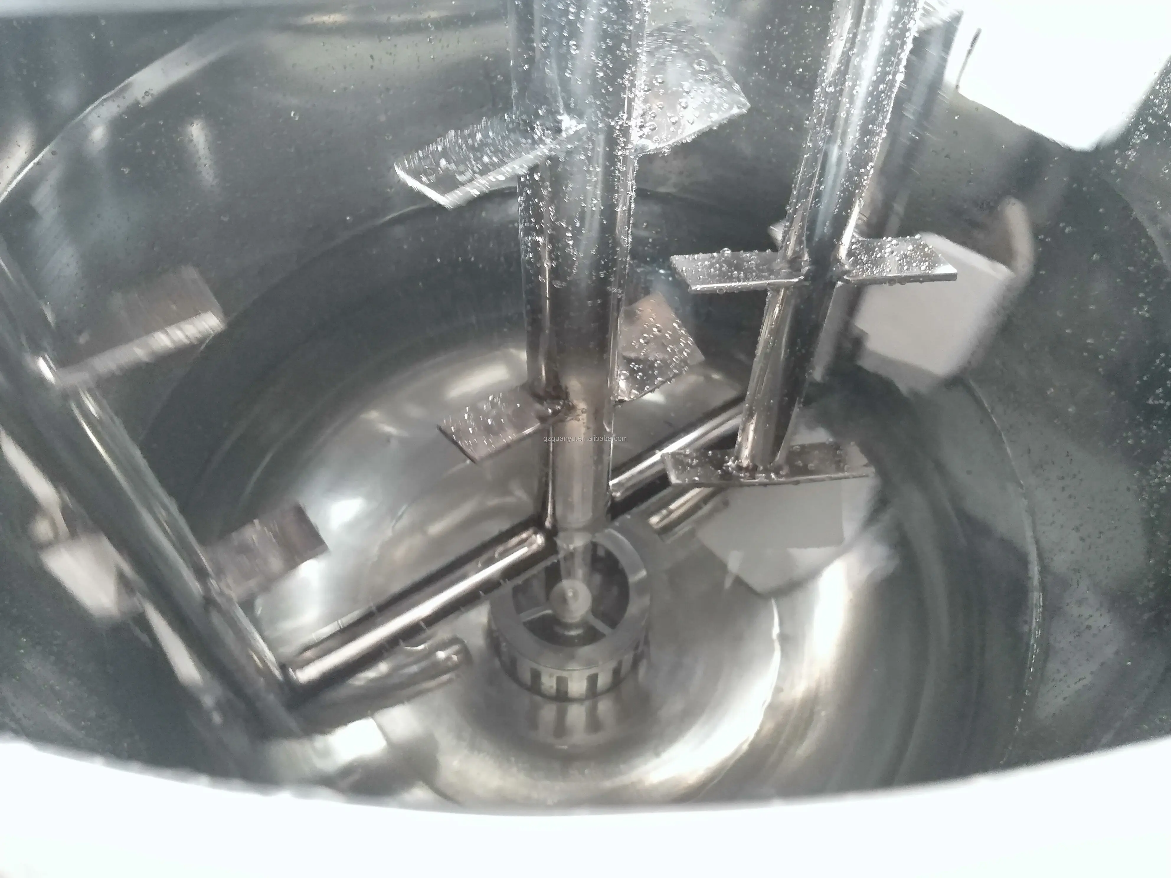 Small Scale Tank Agitator For Cosmetic Lotion Stirring Shampoo Heated ...