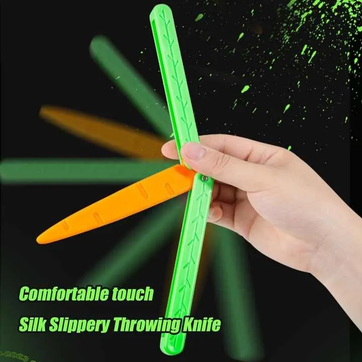 New Fidget Toys Plastic Butterfly Knife Kids Anxiety Stress Relief ...