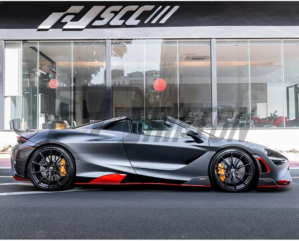 Upgrade to 765LT Style Carbon Fiber Bodykit Front Rear Bumper Assembly ...