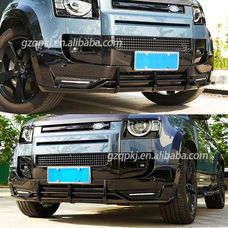 Pp Material Front Bumper Lip Day Running Light Front Shovel For 2020 ...