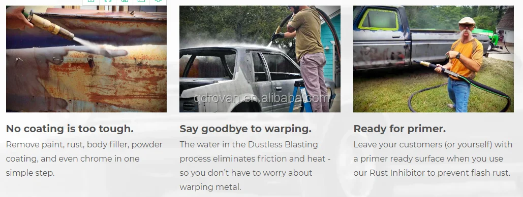 Mobile Dustless Blaster Machine - Efficient Rust Removal