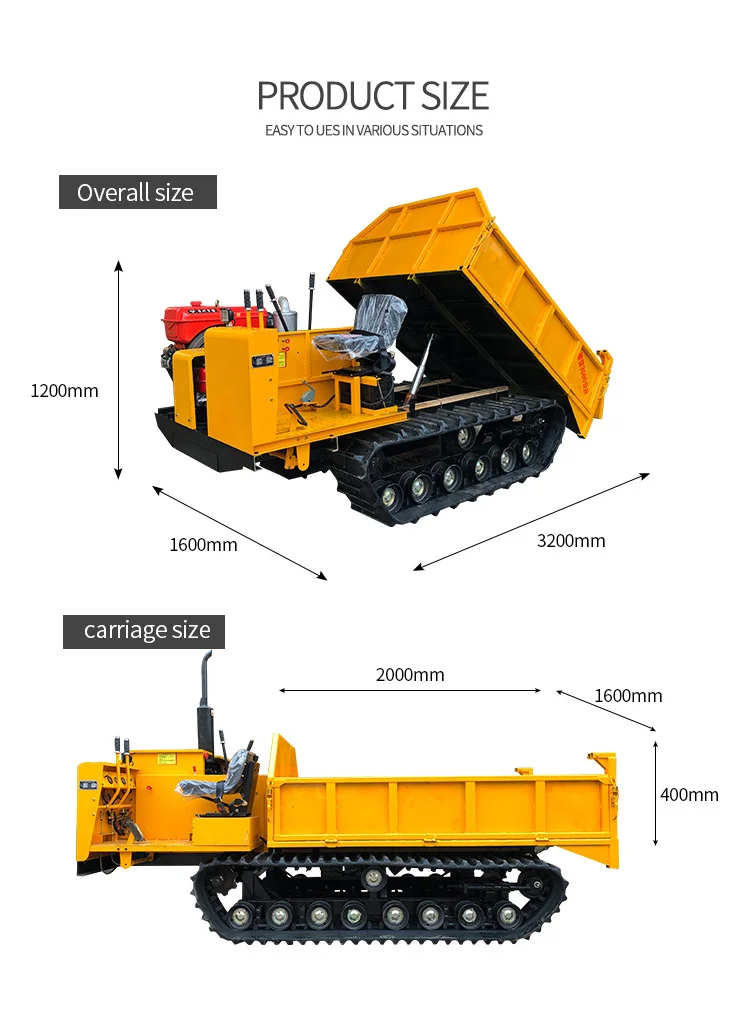 Tracked Vehicles 3T Loading Weight Crawler Transport Vehicle| Alibaba.com