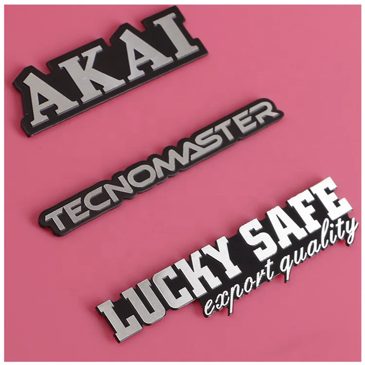 High Quality Custom Nickel Label Metal Transfer Stickers Custom Logo ...