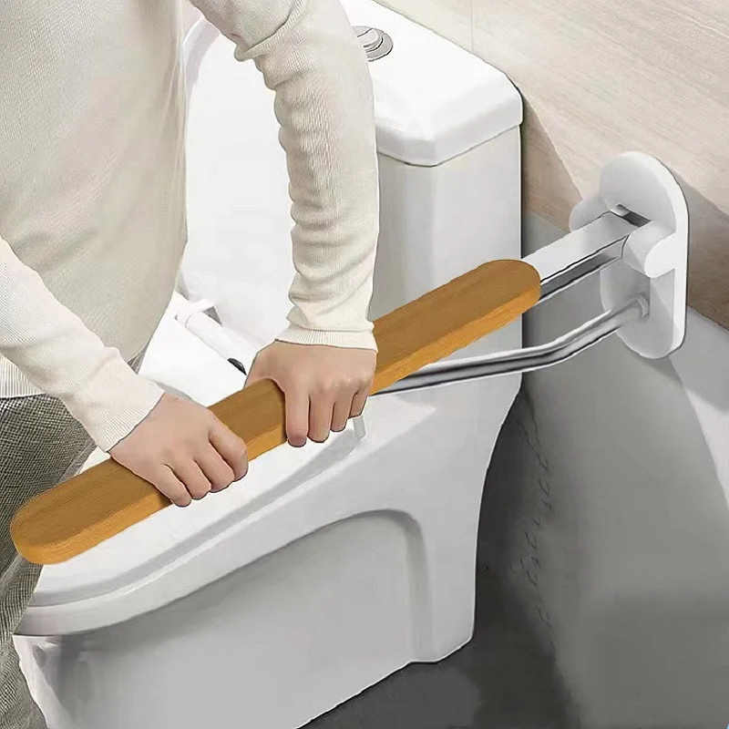Foldable Anti-Slip Toilet Grab Bar Non-Slip Elderly Safety Rail with ...
