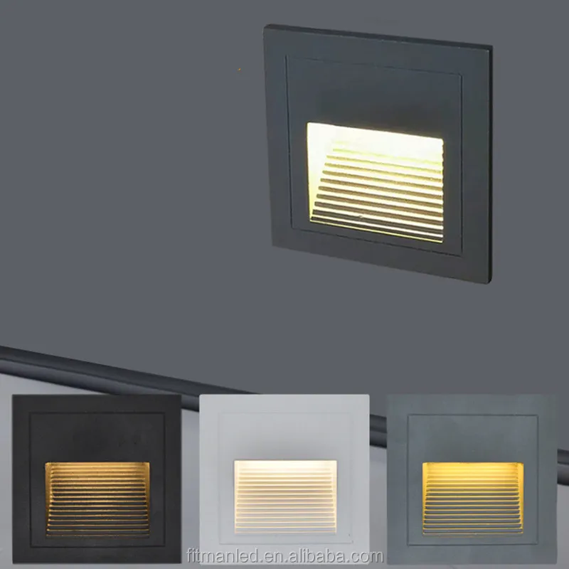 Waterproof Footlight LED Stair Light Step Light 3W 110v/220v Recessed ...