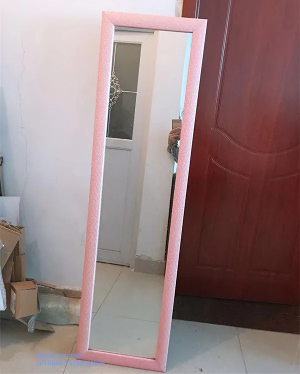 Elegant Pink Floor Mirror - 50x150cm Full Length Dressing