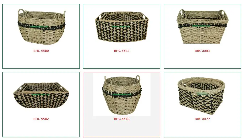 2024 Best Selling Eco-Friendly Woven Rope Corn Storage Basket Handmade ...