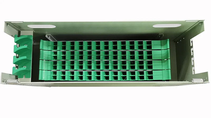 Ftth Odf Rack Mount Full Load 96 Port Cabinet 96 Core Fiber Optic Patch ...