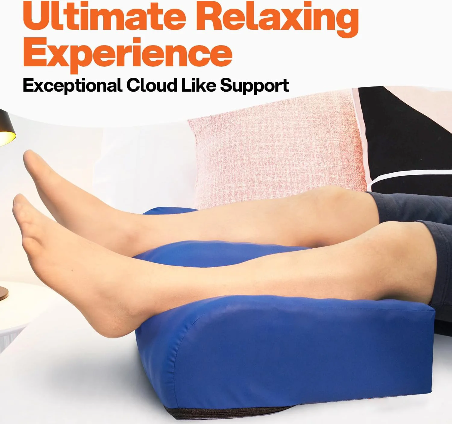 High Density Foam Double Leg Positioning Cushion Heel Pillow For ...