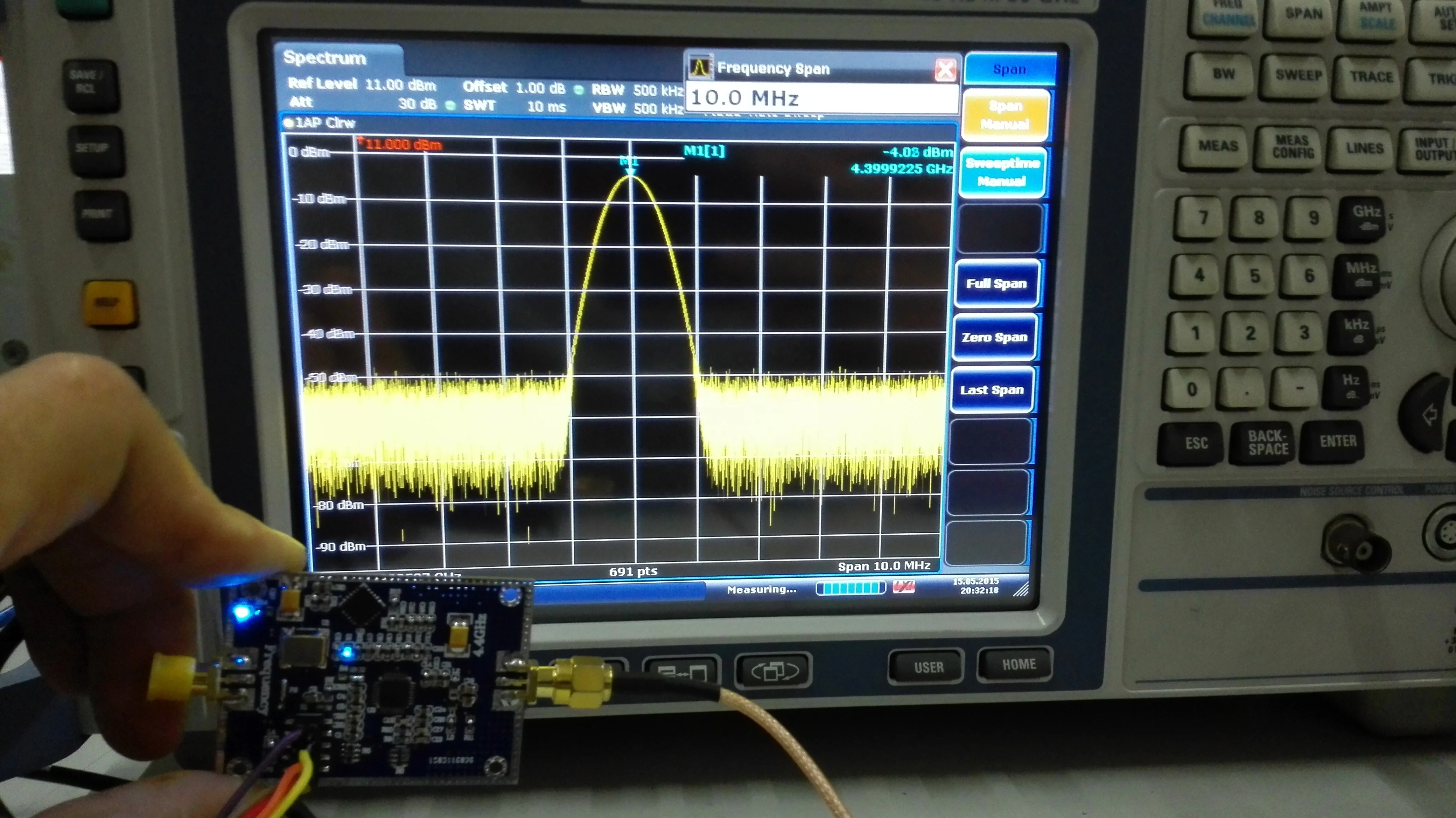 Taidacent ADF4351 RF Signal Generator: 35M-4.4GHz PLL Development Board ...