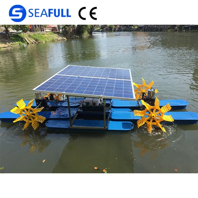 Solar Paddle Wheel Aerator - Efficient Oxygenation for Fish Ponds