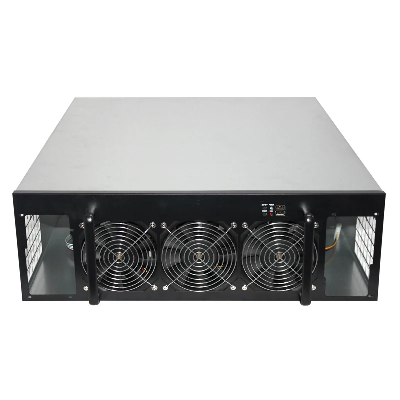 Custom Full Set Machined Server Case Atx Ps2 Dual Psu 12 Gpu System ...