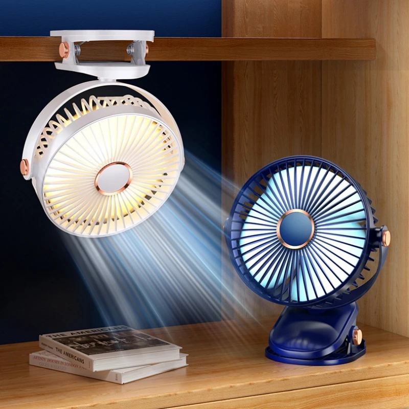 6 Inch Portable Cooling Fan - Clip-on Type with USB Charge