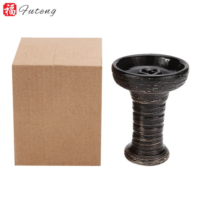 Manufacturer Shisha Ceramic Head Hookah Bowl High Quality Black Color ...