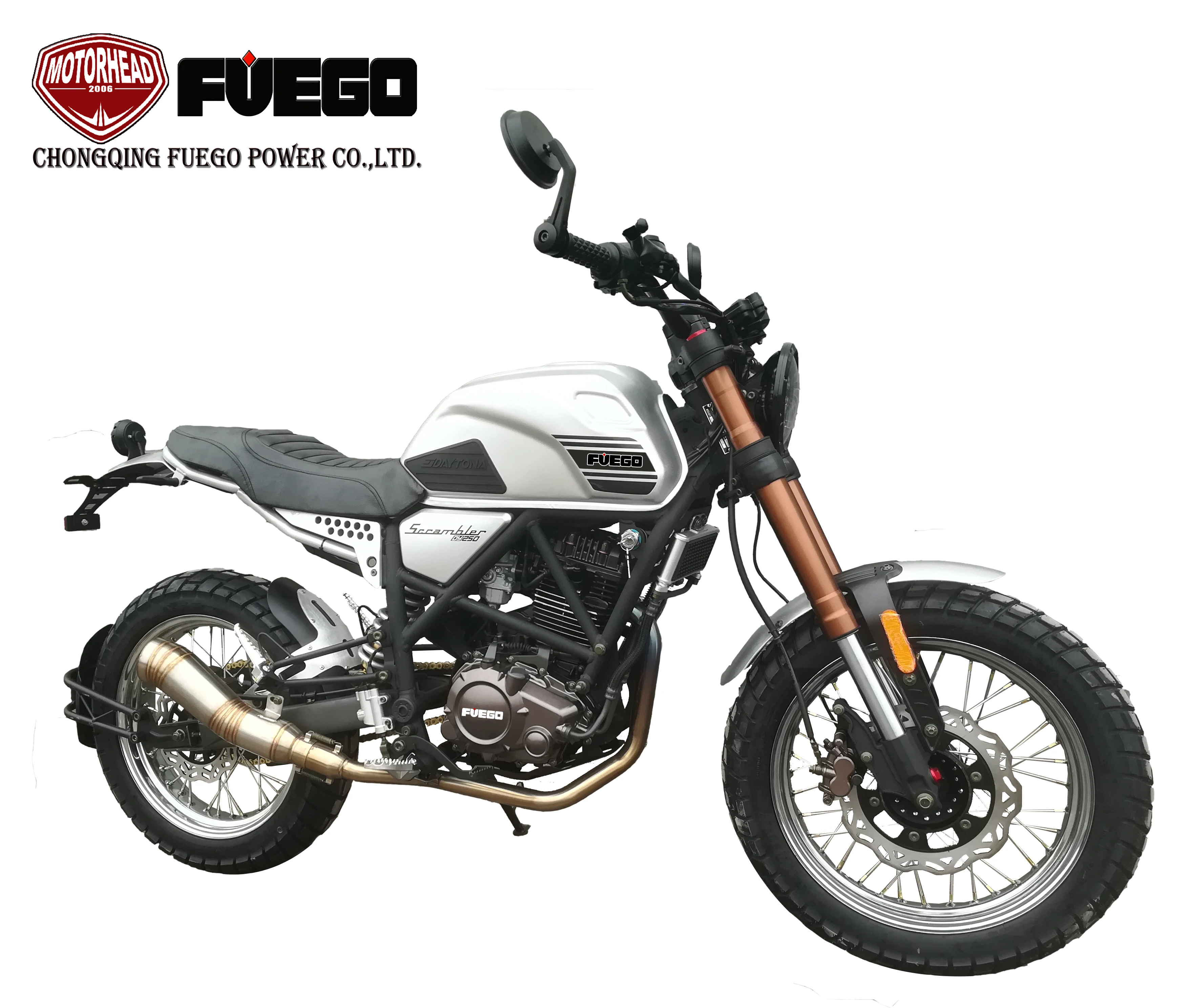 LONCIN 250cc & ZONGSHEN 300cc Scrambler Motorcycles - Durable ...