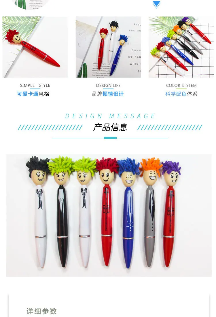 Funny Smiley Face Emoticons Doll Cartoon Pen Creative Stationery Xp ...
