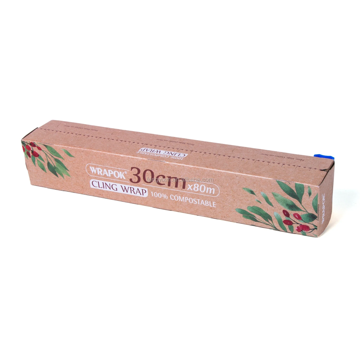 Wrapok Household Compostable Non Plastic Biodegradable Pla Cling Wrap ...