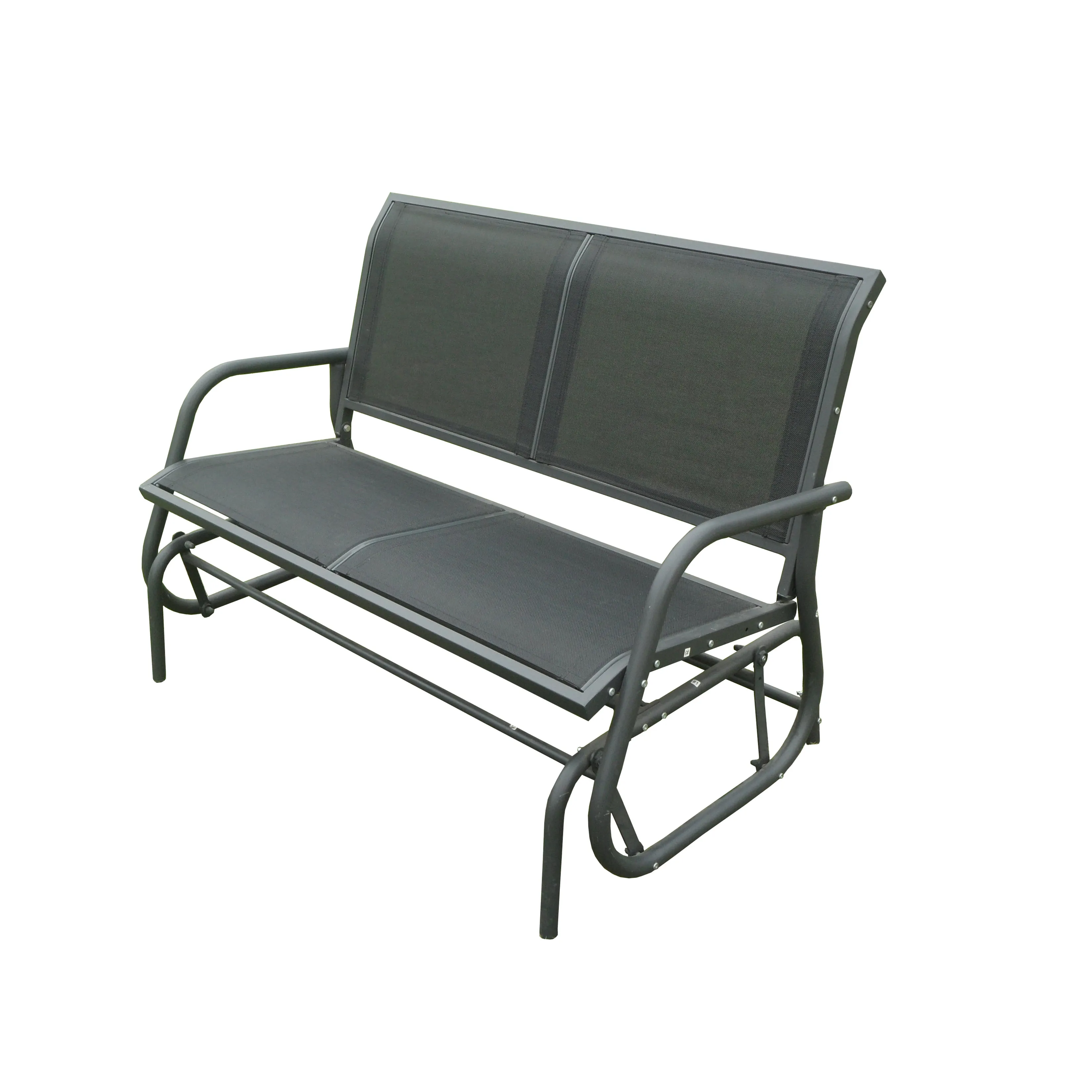 2-person Steel Rocking Chair Glider Chair For Outdoor Patio Garden ...