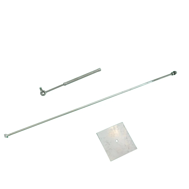 Galvanized Rod Stay Rod Non-adjustable L1.5m D12mm With Support Plate ...