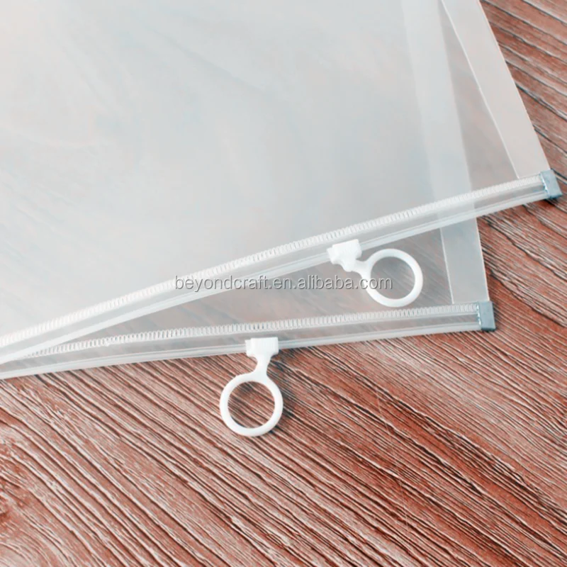 A4 Size Foldable Clear Poly Pp Zipper Lock File Folder Plastic ...