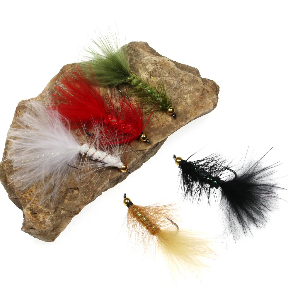 2026 Flash Rubber Leg Fly Fishing Articulated Circus Peanut Streamer ...
