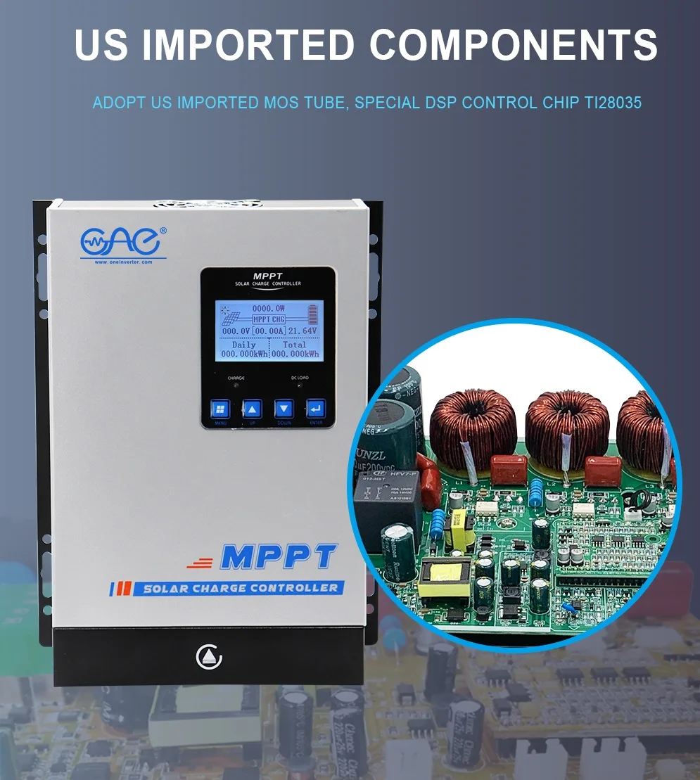 60a Max Input 150v Mppt Solar Charge Controller 12v/24v/48vdc Auto With ...