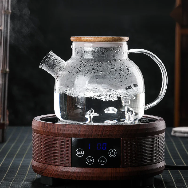 C-the Sell Like Hot Cakes High Borosilicate Glass Pot Tea Set Teapots ...