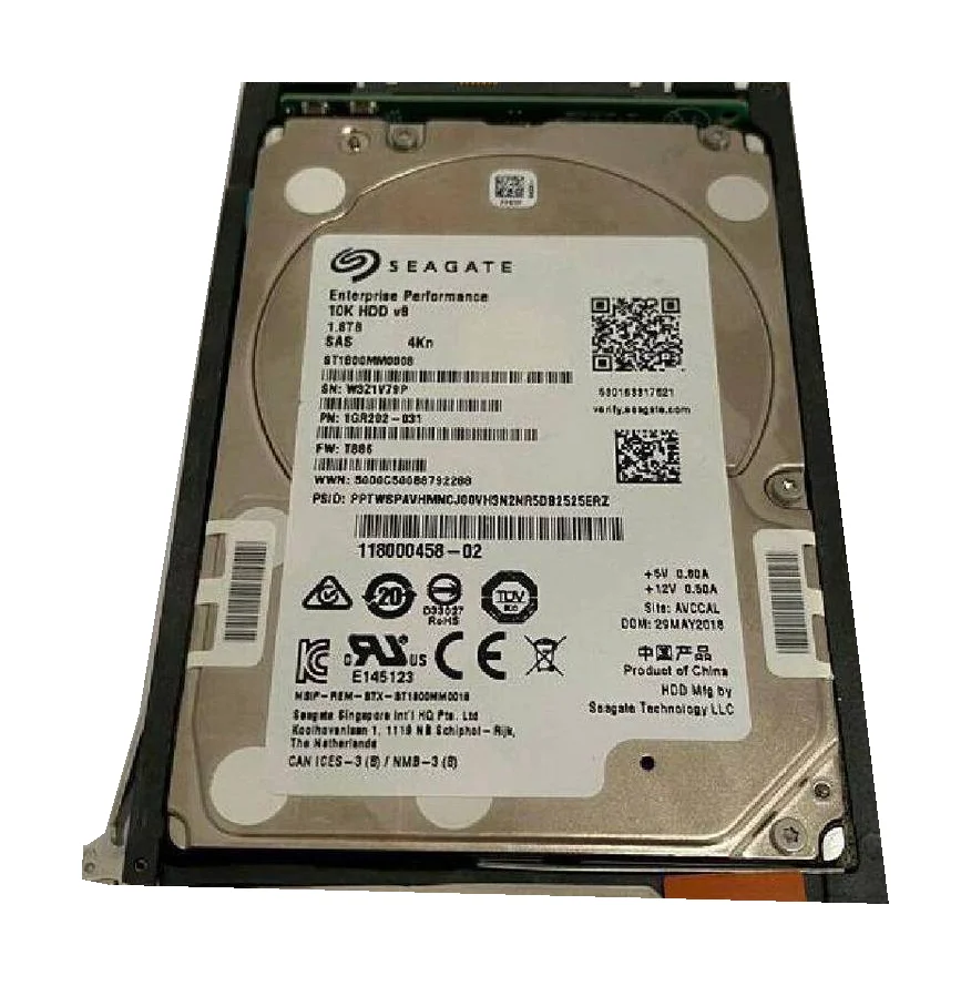 D3-2s10-1800 For Dell Emc Unity 1.8tb 10k 12gbps 2.5 Sas Hdd 005051636 ...