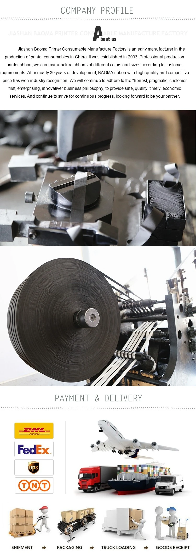 Printer Ribbon Cartridge Compatible for Tally Dascom 2610