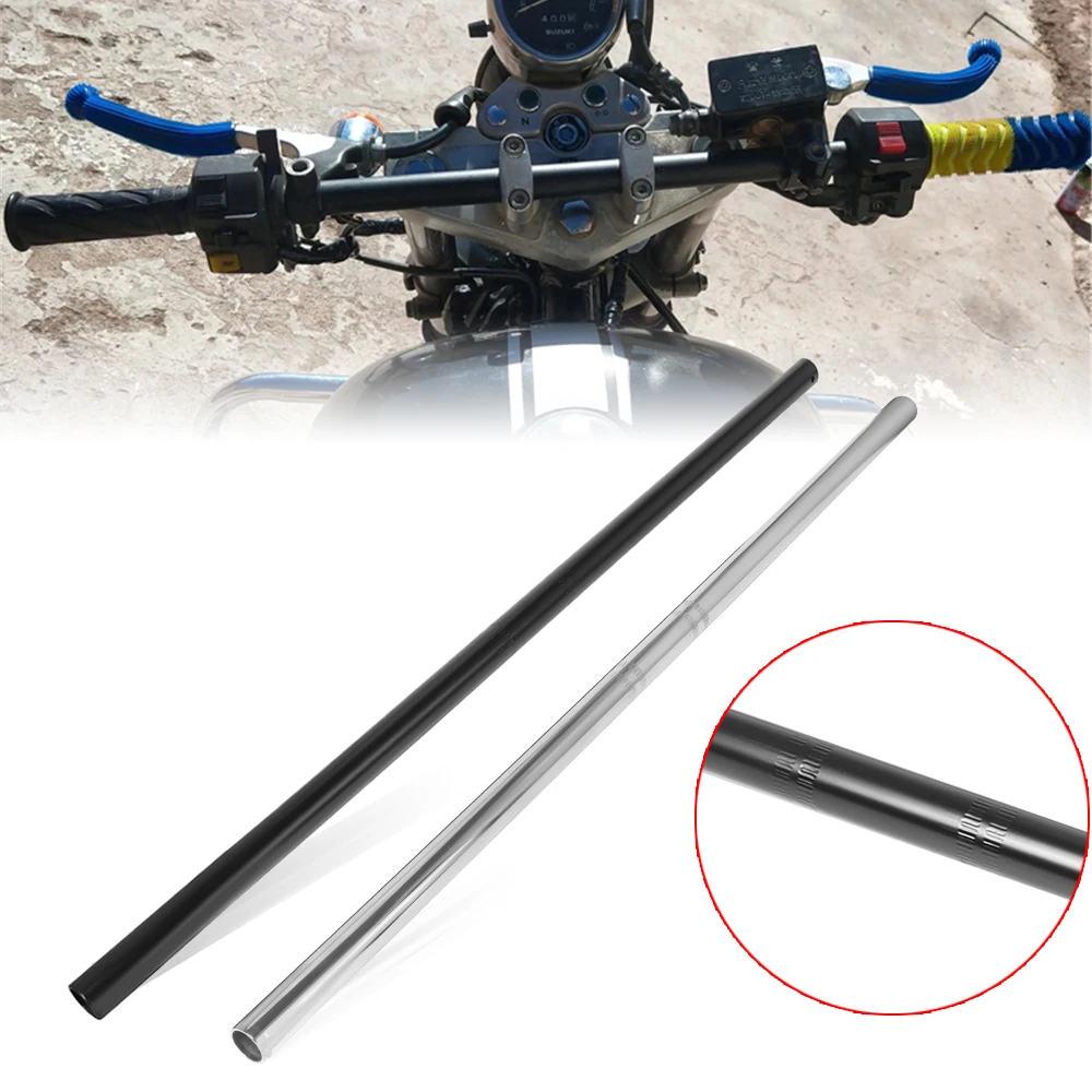 Universal Motorcycle Handlebar 22mm Retro Motorbike Straight Handle Bar ...