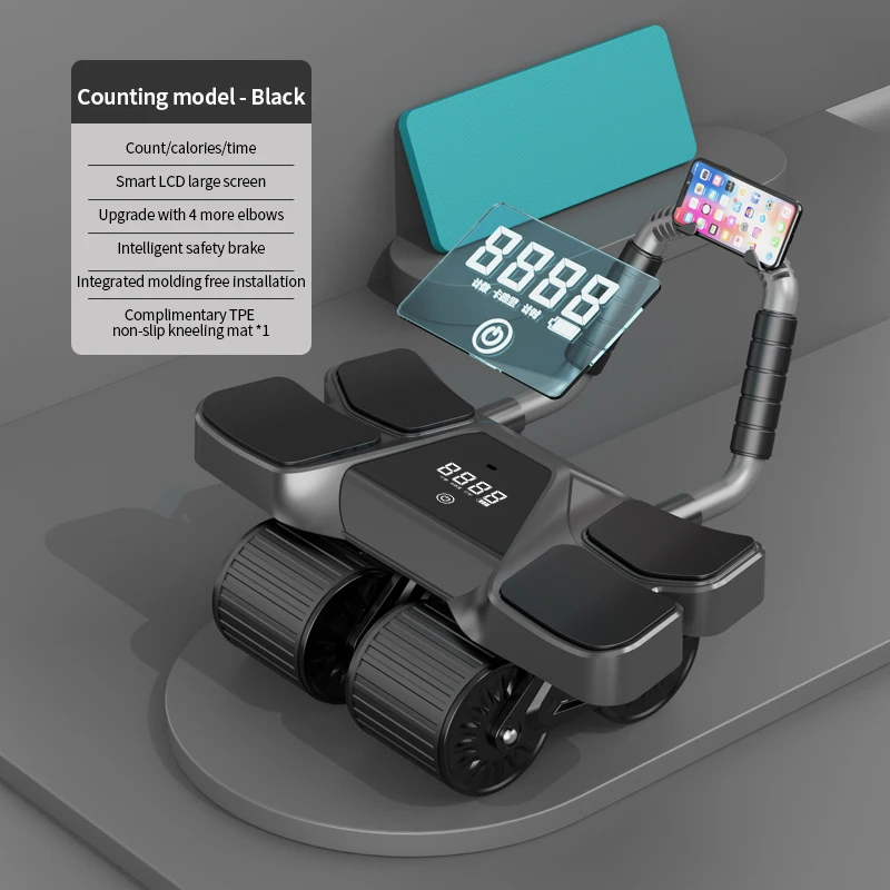 Belly Wheel Automatic Rebound Men's And Women's Slim Belly Curling ...