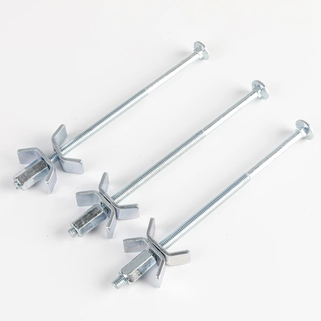 Durable Worktop Connector Bolts - Zinc Plated Carbon Steel