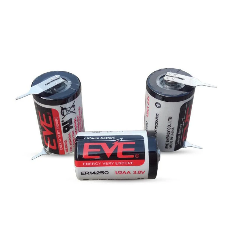 New Battery Er14250 Er14250h 14250 1200mah 3.6v Lithium Li-ion Battery ...