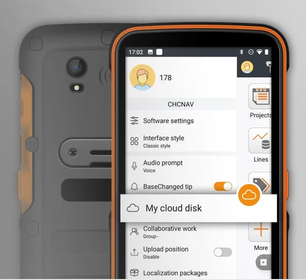 Powerful Rtk Field Software Chc Landstar8 Android Os Data Collecting ...