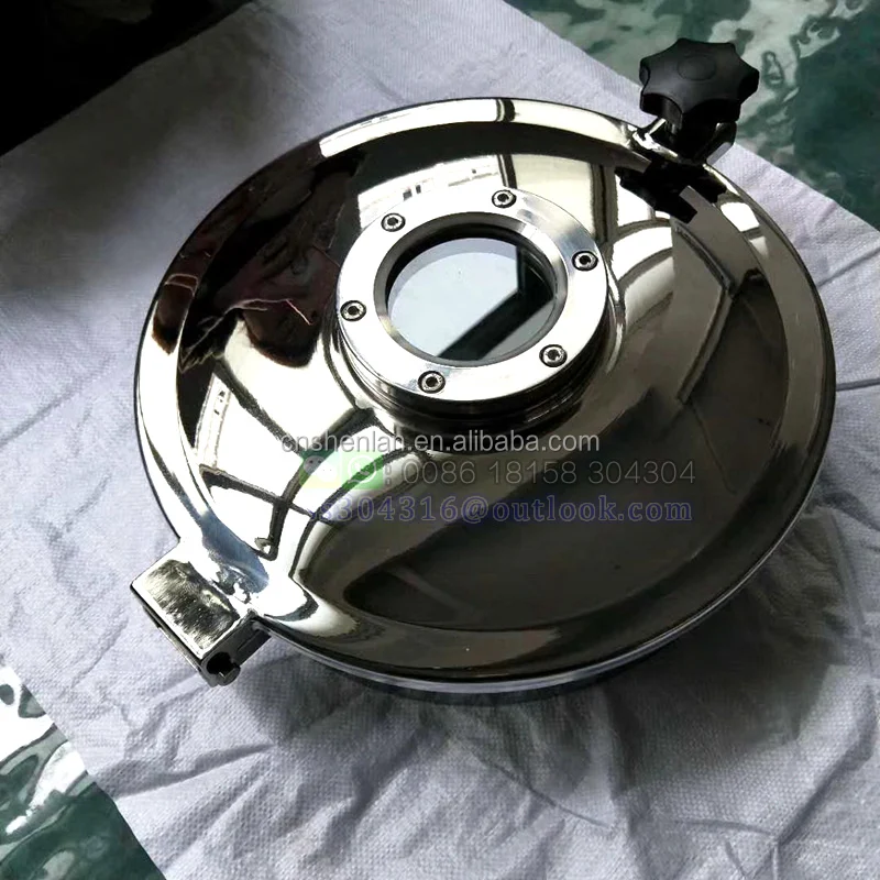 Rectangular Stainless Steel 304 316l Manhole Cover Double Arm Tank ...