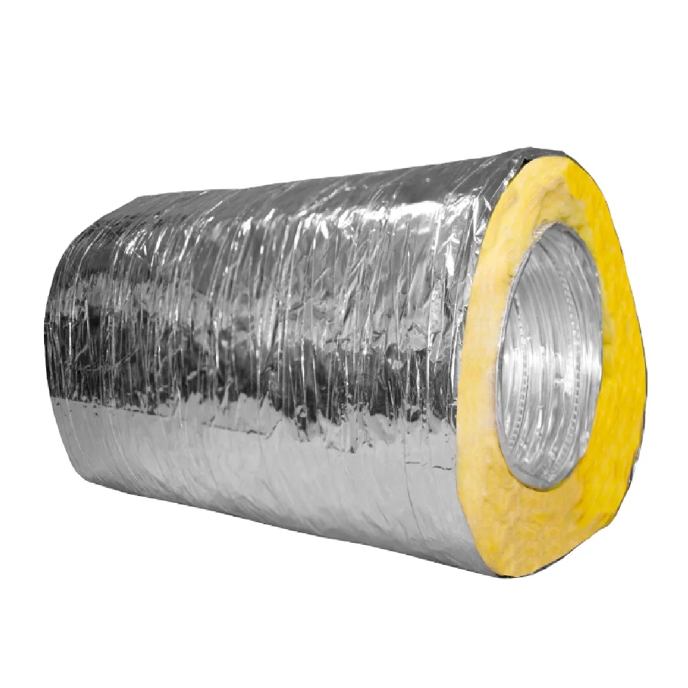Delta Duct Insulated Semi Rigid Flexible Duct Sfd6 25mm 16kg For Air ...