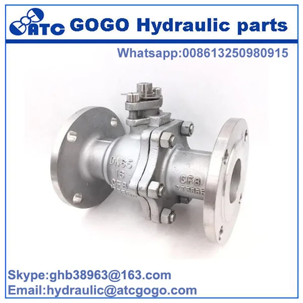 Stainless Steel 304 316 Manual Flanged Turnnion Ball Valve Q41F-16P DN15 DN20 DN25 DN32 DN40 ...