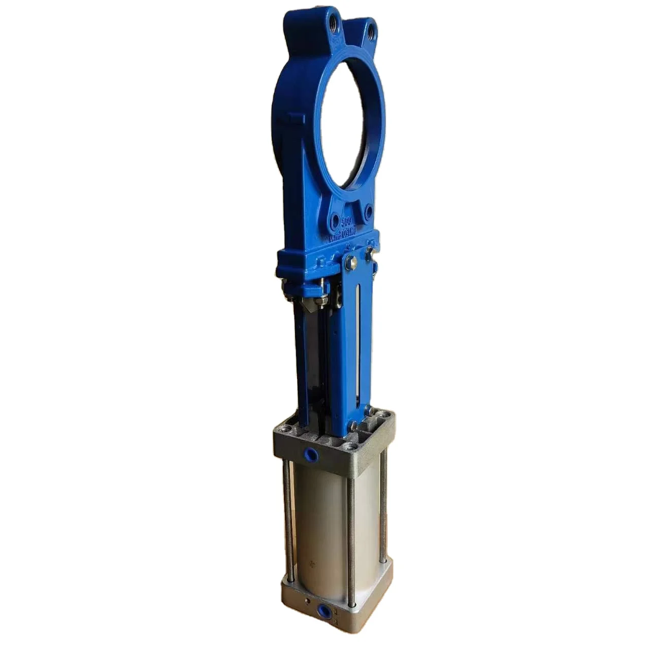 Pneumatic Cast Steel Knife Gate Valve Electronically Controlled ...