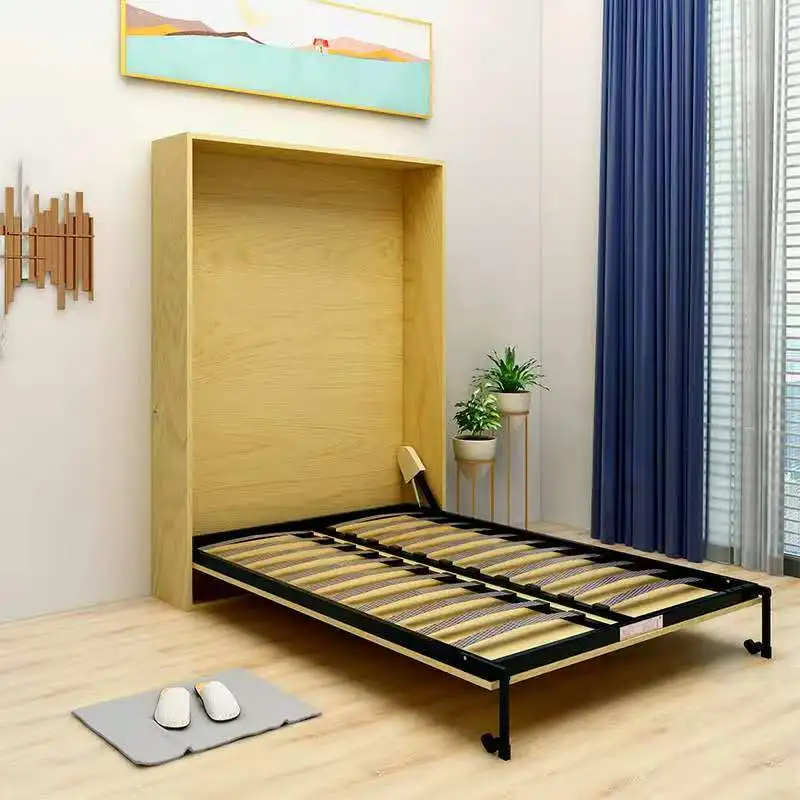 Diseño Moderno Plegable Cama De La Pared Horizontal Vertical Plegable ...
