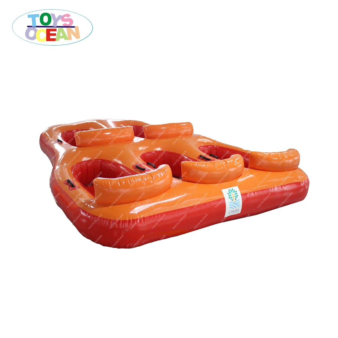 5 Person Donut Boat - Inflatable Water Towable Tube Ski