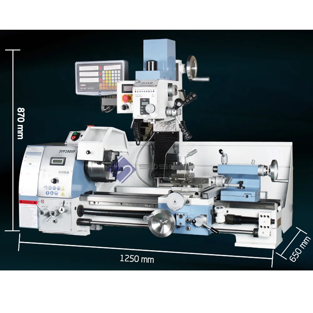 JYP290VF Mini Lathe and Milling Machine - Precision and Versatility
