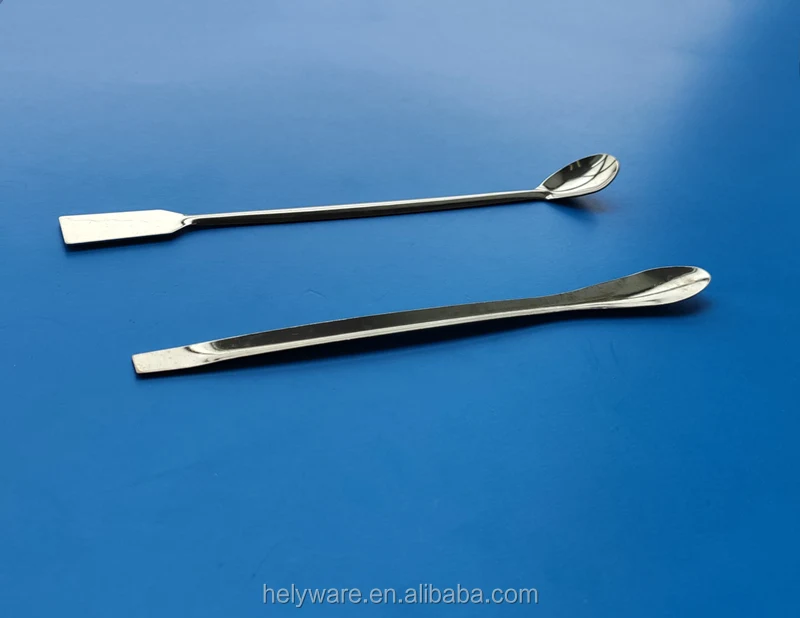 Stainless Steel Lab Sample Spoons - 14cm to 20cm