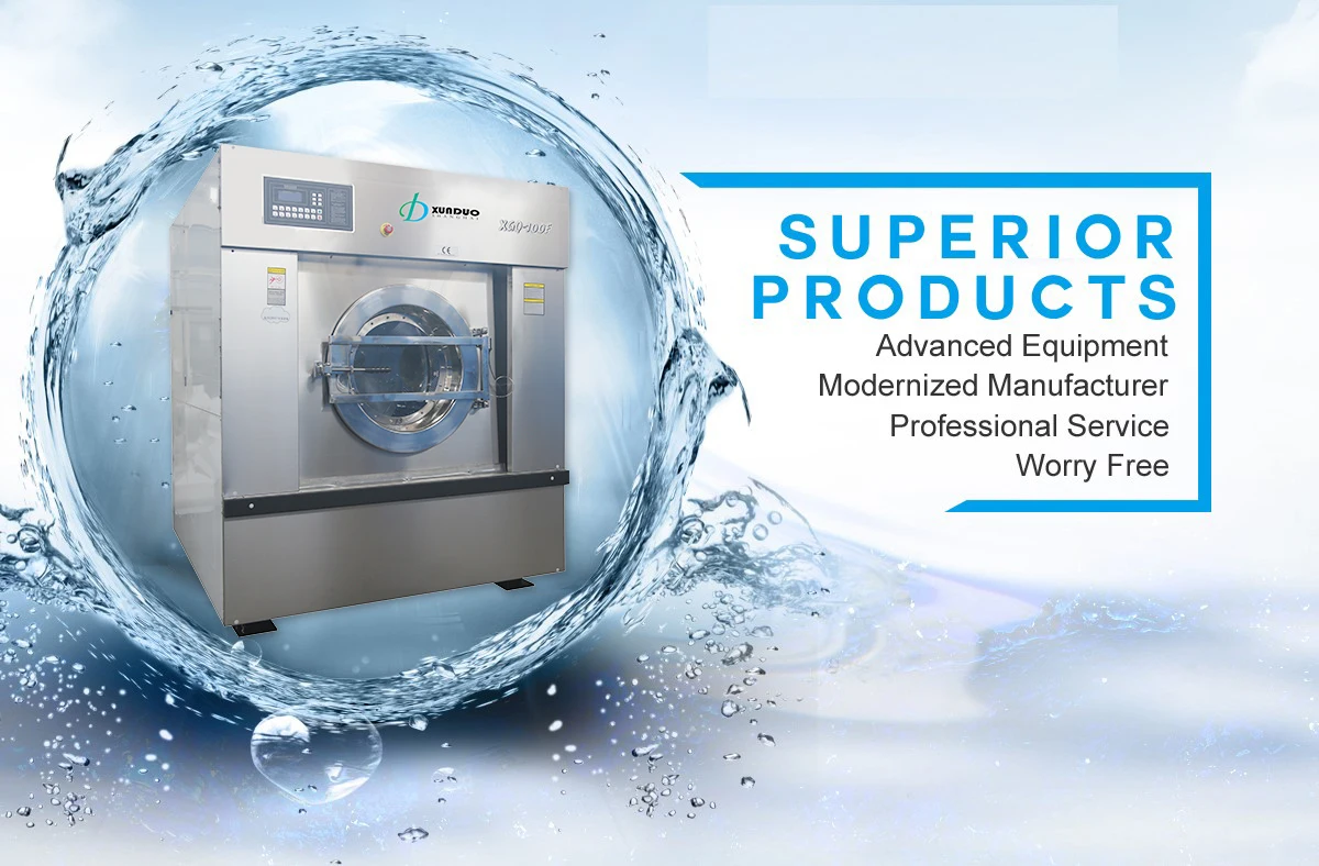 Hotel Laundry Equipment - Full-Auto Industrial Washing Machine and Dryer