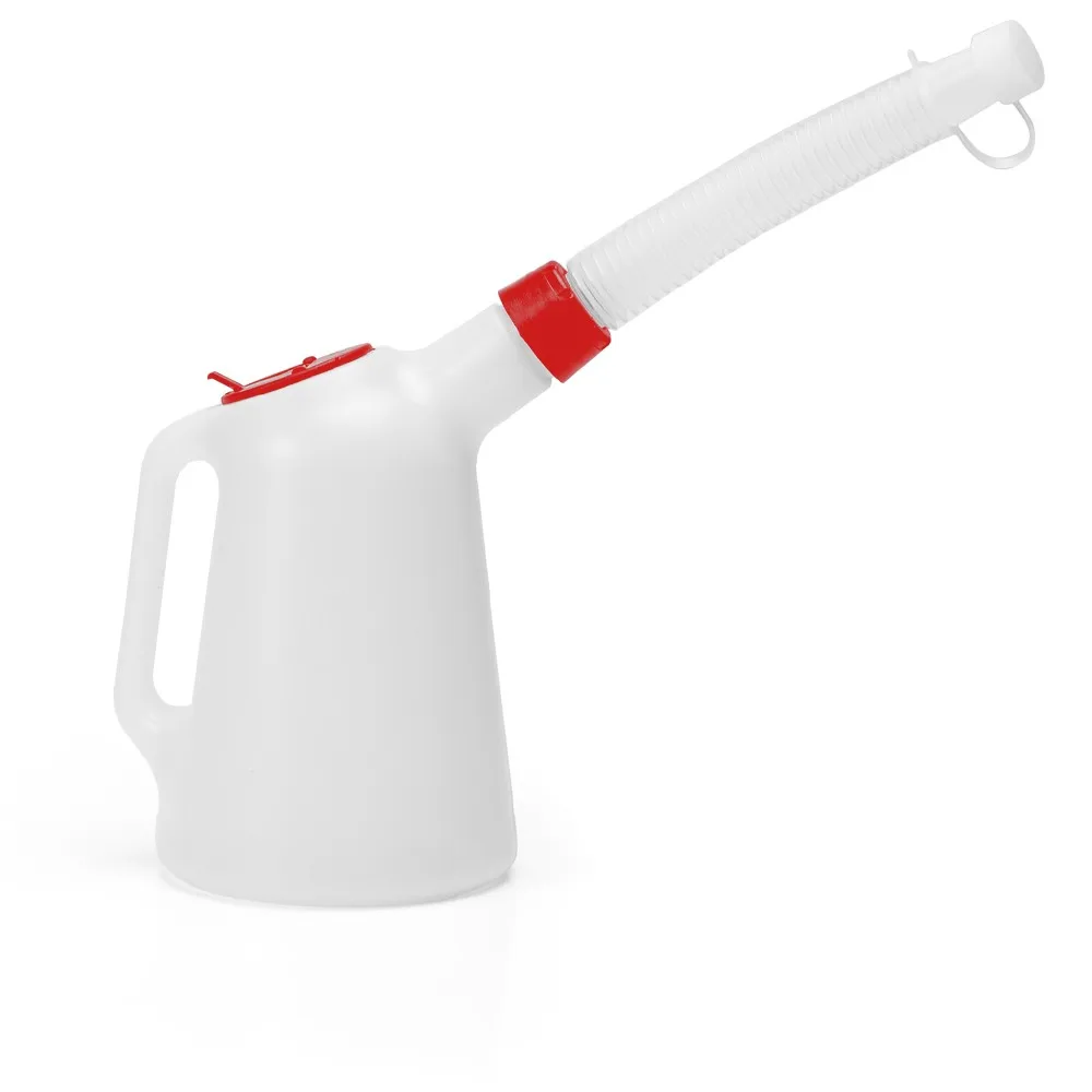 Motorcycle Tools 3 Litre Plastic Oil Measuring Jug With Spout Lids ...